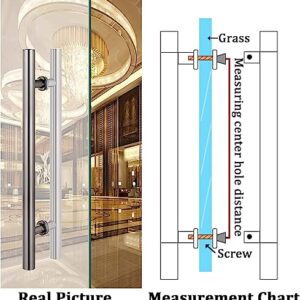 EXOGUN Barn Door Pull Handle, Door Handle Modern Double Sided H Shape Swing, Exterior Interior Barn for Glass, Wooden Gate, Shower Pulls Office (Size : 130cm/4.3ft)