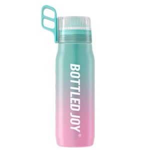 JIMACRO Sports Air Water Bottle Flavor up BOTTLED JOY Drinking Bottles with Flavor Pods, 22 Oz/650ML Scent Water Cup BPA Free 0 Sugar Water Bottle With Straw, Suitable for Gym and Outdoor