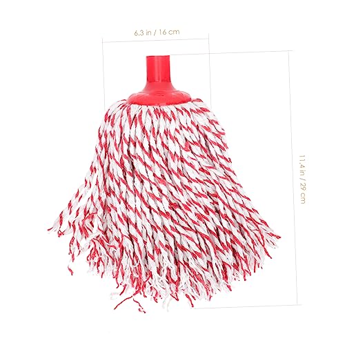 LALAFINA Cleaning Mop Floor Mop Commercial Mop Head Rope Mop Head Clean Mop Head Commercial String Mop Head Mopping String Head Practical Mop Head Washable Mop String Head Replacement Head