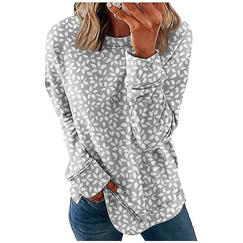 Long Sleeve Shirts for Women Trending Clothes for Women 2023 Printed Cute Loose Fit Women's Clothing Tie Dye Print Shirts for Teens Girls Trendy Tops for Women 2023 V Neck Long Sleeve Shirts for Women