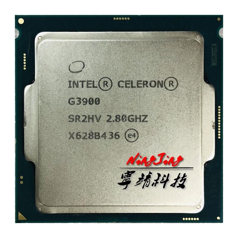 SAAKO Celeron G3900 2.8 GHz Dual-Core Dual-Thread 51W CPU Processor LGA 1151 Making Computers Process Data Faster