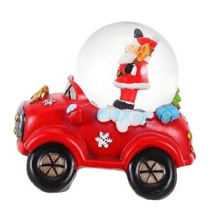 vosarea 1 pc christmas crystal ball car decoration christmas ornaments christmas decorations christmas snow globe decor snow globe light up xmas water lantern christmas adornment shine