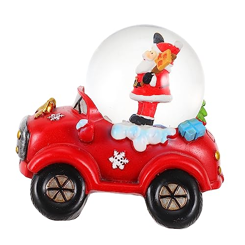 VOSAREA 1 PC Christmas Crystal Ball car Decoration Christmas Ornaments Christmas Decorations Christmas Snow Globe Decor Snow Globe Light up Xmas Water Lantern Christmas Adornment Shine