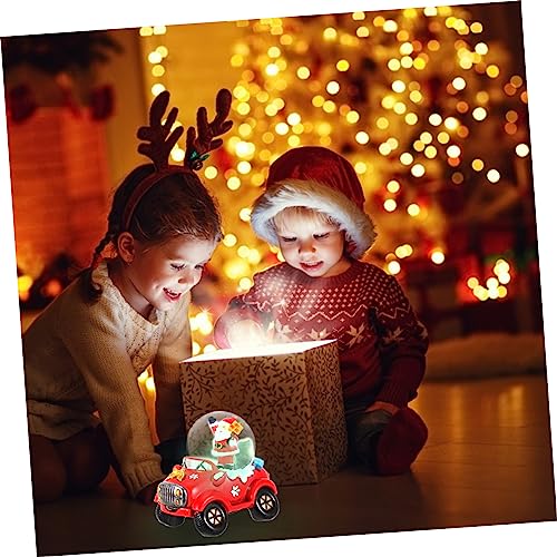 VOSAREA 1 PC Christmas Crystal Ball car Decoration Christmas Ornaments Christmas Decorations Christmas Snow Globe Decor Snow Globe Light up Xmas Water Lantern Christmas Adornment Shine