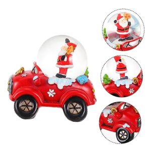 VOSAREA 1 PC Christmas Crystal Ball car Decoration Christmas Ornaments Christmas Decorations Christmas Snow Globe Decor Snow Globe Light up Xmas Water Lantern Christmas Adornment Shine