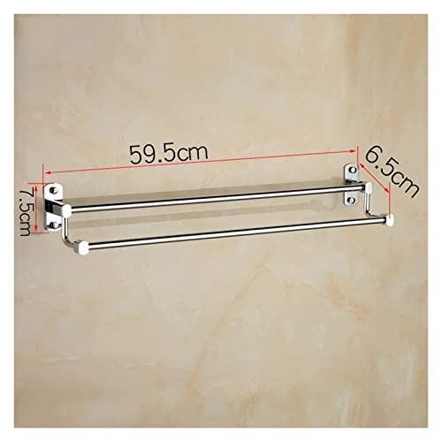 Towel BAR Rack Towel Rail for Bathroom,All Copper European Style Towel Rail,Double Rod Bathroom Towel Bar,Hardware Rack/Double Rod a (Color : Double Rod a, Size : Christmas Reindeer -Style5)