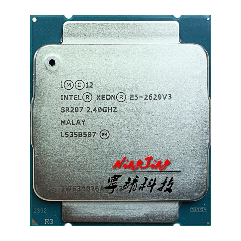 SAAKO Xeon E5-2620V3 2.4 GHz Six-Core Twelve-Thread CPU Processor 15M 85W LGA 2011-3 Making Computers Process Data Faster