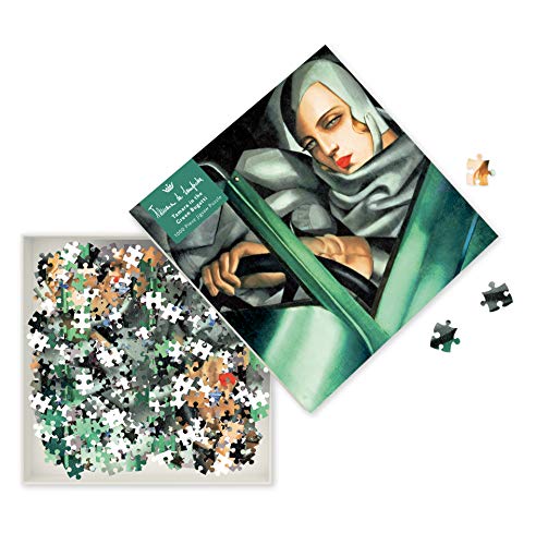 Adult Jigsaw Puzzle Tamara de Lempicka: Tamara in The Green Bugatti, 1929: 1000-Piece Jigsaw Puzzles