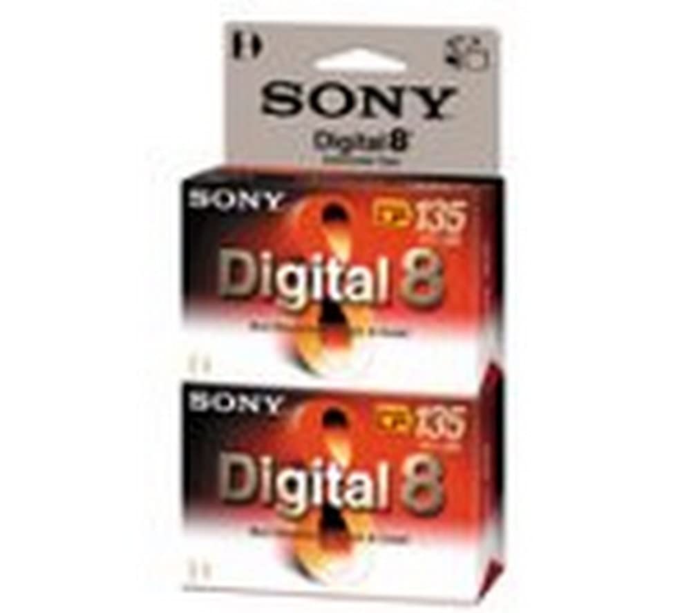 Sony Digital-8 Camcorder Cassettes 90 Minute (2-Pack) (Discontinued by Manufacturer)