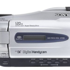 Sony DCRTRV18 MiniDV Digital Handycam Camcorder w/ 2.5" LCD. MPEG, & Memory Stick (Discontinued by Manufacturer)