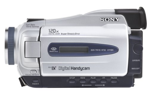 Sony DCRTRV18 MiniDV Digital Handycam Camcorder w/ 2.5" LCD. MPEG, & Memory Stick (Discontinued by Manufacturer)