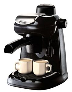 delonghi ec5 steam-driven 4-cup espresso and coffee maker, black