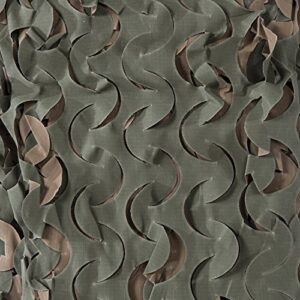 camosystems premium series ultra-lite camouflage netting, large, 7'10" w x 19'8" l, original camo - green/brown