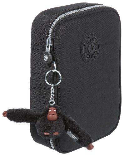 Kipling Women Pencil Case, Black, 21cm