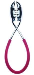 casa bugatti kiss salad tongs, red