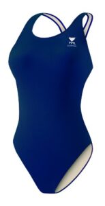 tyr womens swimsuit tyreco maxfit, navy, 34 us