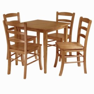 winsome groveland, 4 chairs, light oak