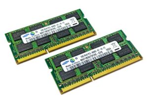 2x samsung m471b5673fh0-cf8 2gb ddr3 1066mhz pc3-8500 mac memory (4gb total ram)