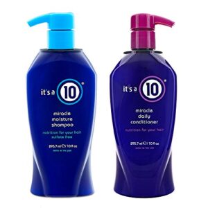 it's a 10 miracle daily 10 oz. shampoo + 10 oz. conditioner (combo deal)