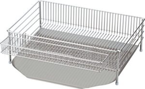 la base dlm-8585 large dish drainer, vertical type, 3-piece set