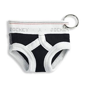 Jockey Women's Accessories Mini Brief Key Chain, Black, all