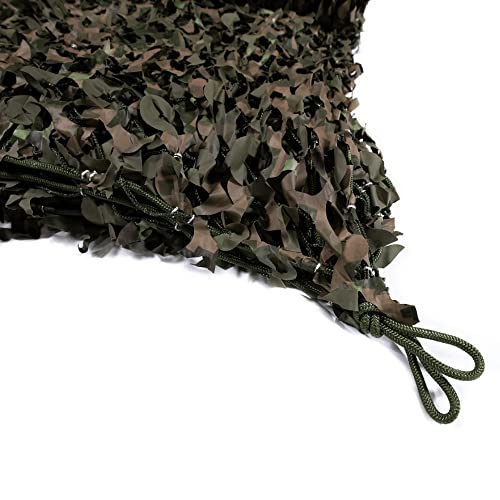 CamoSystems Specialist Series Camouflage Ultra-Lite, Military & Bulk Netting, Mesh Netting Optional, Large, 7'10" x 19'8", Woodland