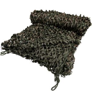 CamoSystems Specialist Series Camouflage Ultra-Lite, Military & Bulk Netting, Mesh Netting Optional, Large, 7'10" x 19'8", Woodland