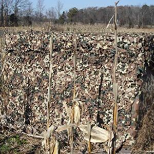 CamoSystems Specialist Series Camouflage Ultra-Lite, Military & Bulk Netting, Mesh Netting Optional, Large, 7'10" x 19'8", Woodland