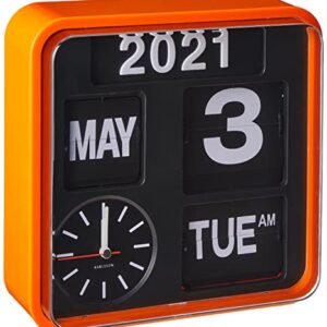 Karlsson, Wall Clock, Orange, 24.5x24,5x10cm