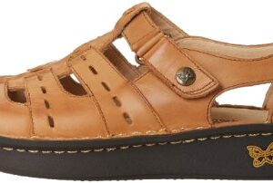 Alegria Pesca Womens Sandal Cognac 38 EU