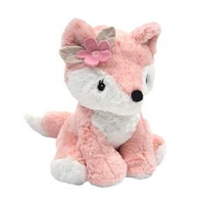 lambs & ivy friendship tree plush pink woodland fox stuffed animal toy - autumn