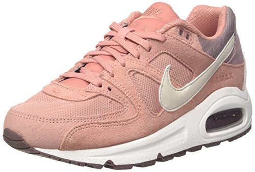 Nike womens Air Max Command Sneakers, Pink Reb Stardust Light Bone Taupe Grey White 600, 7.5