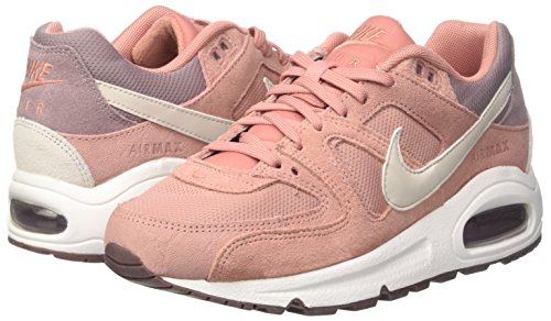 Nike womens Air Max Command Sneakers, Pink Reb Stardust Light Bone Taupe Grey White 600, 7.5