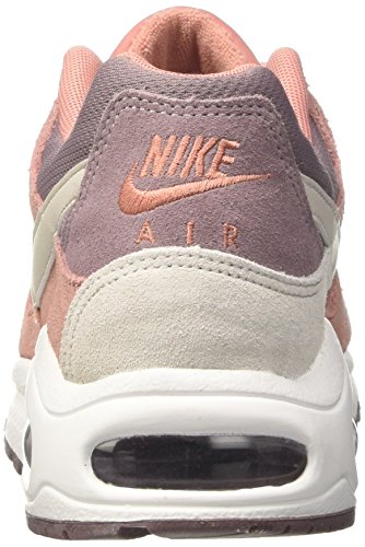 Nike womens Air Max Command Sneakers, Pink Reb Stardust Light Bone Taupe Grey White 600, 7.5