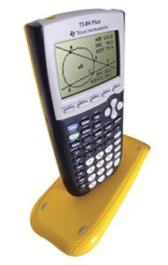 texas instruments ez-spot graphing calculator kit, 40 aaa battery, advanced statistics, finance, yellow, pack of 10