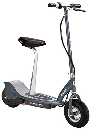 Razor E300S Seated Electric Scooter - Matte Gray 41 x 17 x 42-Inch