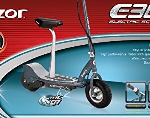 Razor E300S Seated Electric Scooter - Matte Gray 41 x 17 x 42-Inch