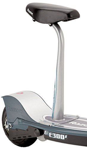 Razor E300S Seated Electric Scooter - Matte Gray 41 x 17 x 42-Inch