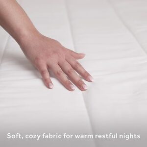 Sunbeam Restful Quilted Heated Mattress Pad - Full, White