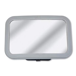 britax baby car mirror for back seat - xl clear view - easily adjusts - crash tested - shatterproof