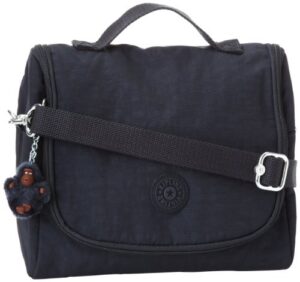 kipling kichirou insulated lunch bag, true blue, 9" l x 8" h x 5" d