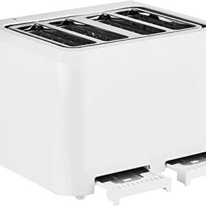 Cuisinart CPT-142P1 4-Slice Compact Plastic Toaster, White