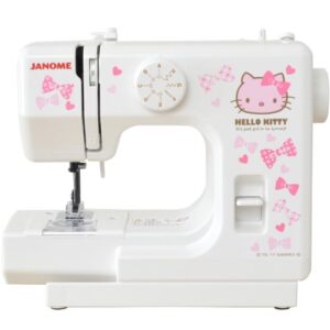 janome [hello kitty] compact white sewing machine kt-w