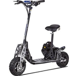 mototec uberscoot 2x 50cc scooter by evo powerboards, includes mixture container