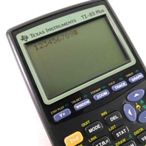 TI-83 Plus Graphics Calculator TI-83 Plus Graphics Calculator