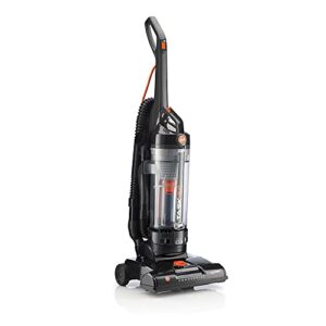 hoover commercial taskvac bagless upright vacuum cleaner, furniture guard lightweight hepa filtered professional grade long-lasting, 15 pounds 35-foot long cord, ch53010, black