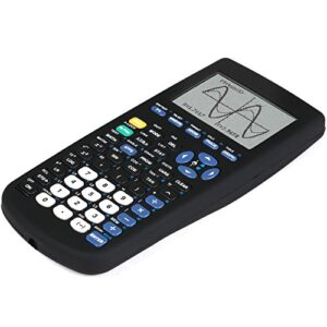 Guerrilla TI83BLKSC Silicone Case for Texas Instruments TI-83 Plus Graphing Calculator, Black