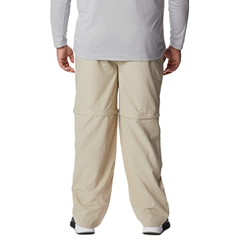 Columbia Men’s Backcast Convertible Sun Pants, Quick Drying Fossil