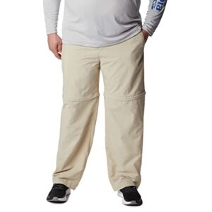 Columbia Men’s Backcast Convertible Sun Pants, Quick Drying Fossil