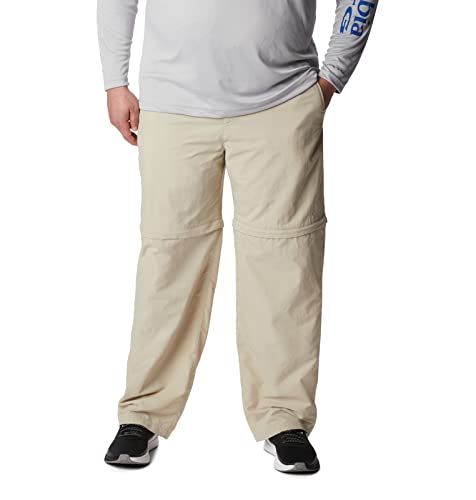 Columbia Men’s Backcast Convertible Sun Pants, Quick Drying Fossil